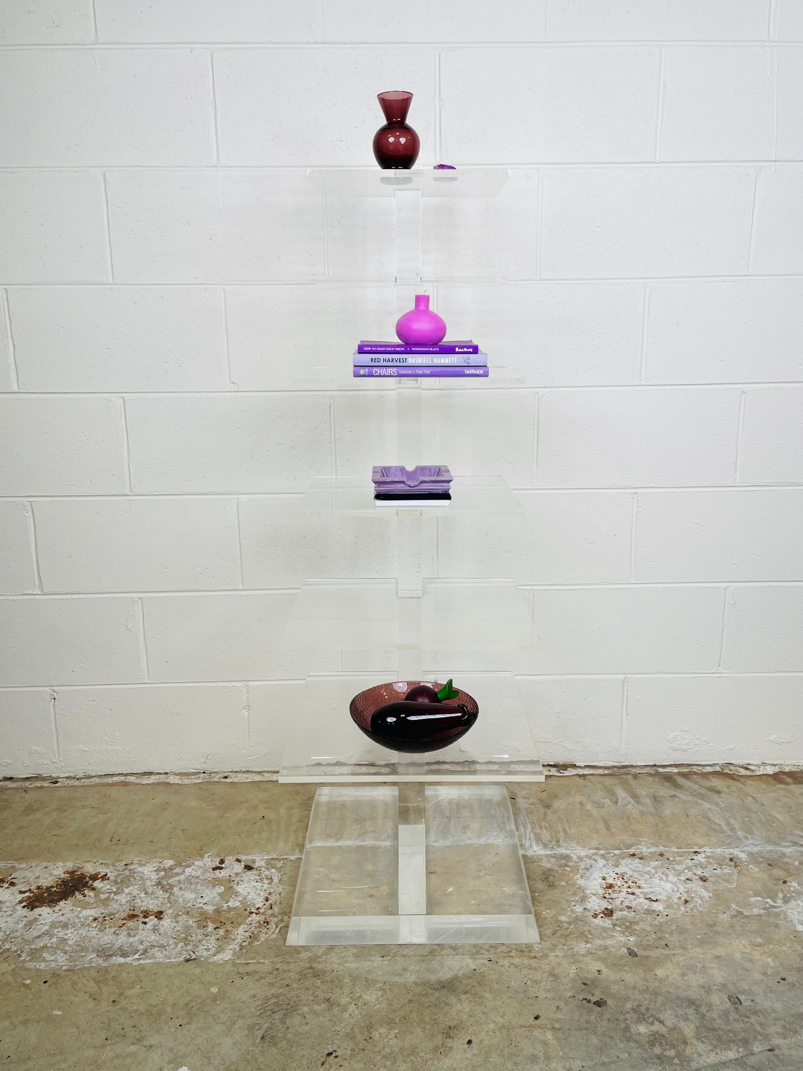 Perspex 6 tier iceberg shelf – primary residence
