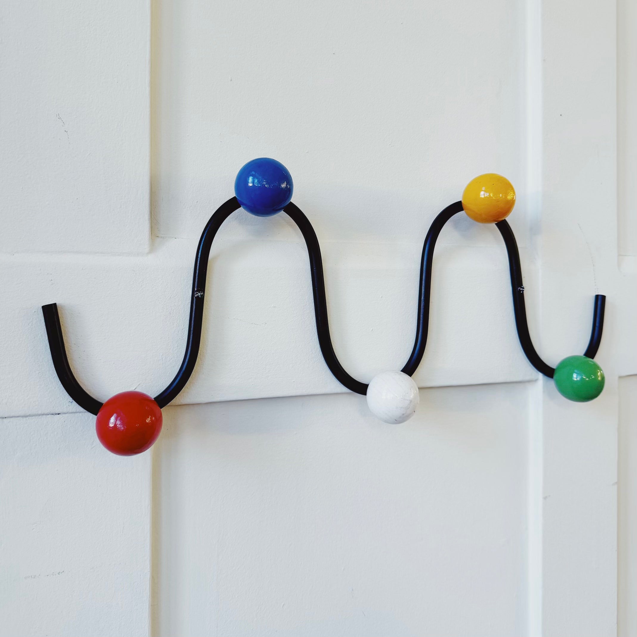 VINTAGE / 1960s Wiggle Wall Coat Rack – primary residence